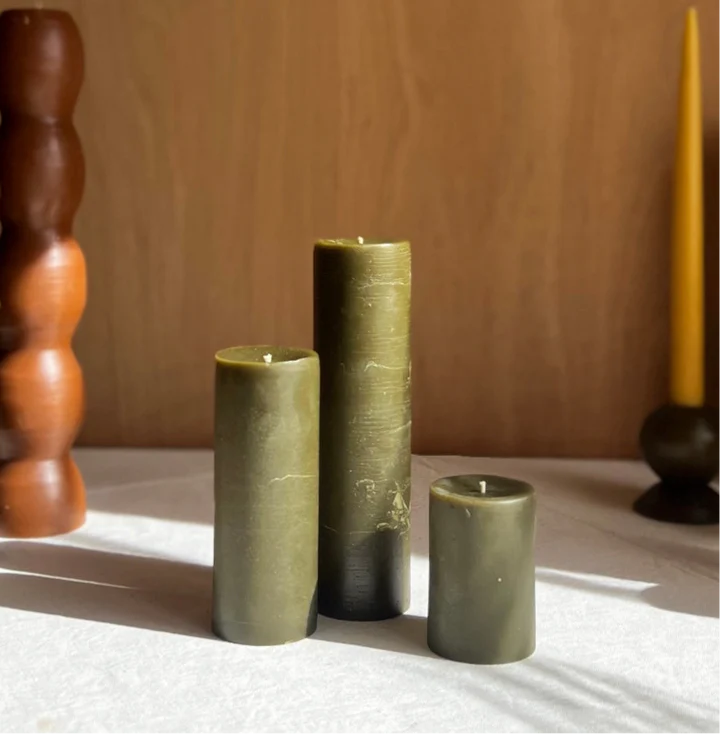 The Authentic Honey Co. Classic Pillar Candles – Re-store Eco Market